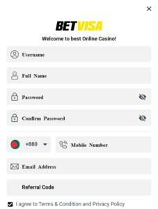 Betvisa: Login & Sign Up Betvisa Online Casino BD